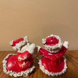 Lefton | Holiday | Vintage Lefton Spaghetti Salt And Pepper Santas ...